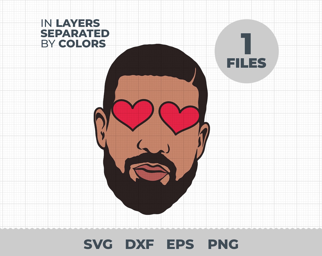 Drake Svg, Drake Face Svg, Drake Silhouette Svg, Drake Clipart - Etsy