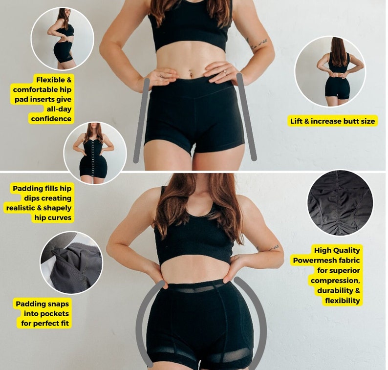 Wedding Essentials Women’s Bridal Shapewear| Breathable Hip Enhancer ...