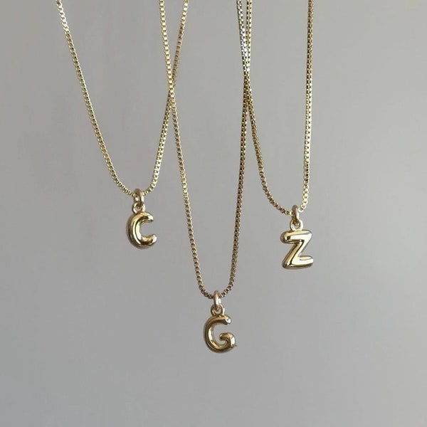 Dainty Custom Letter Necklace - Etsy