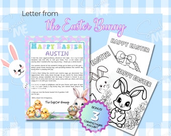 Customizable Letter From the Easter Bunny Editable Template ...