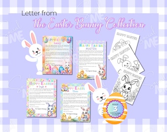 Customizable Letter From the Easter Bunny Editable Template ...