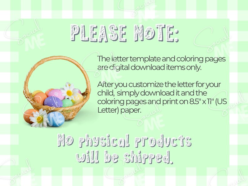 Customizable Letter From the Easter Bunny Editable Template ...