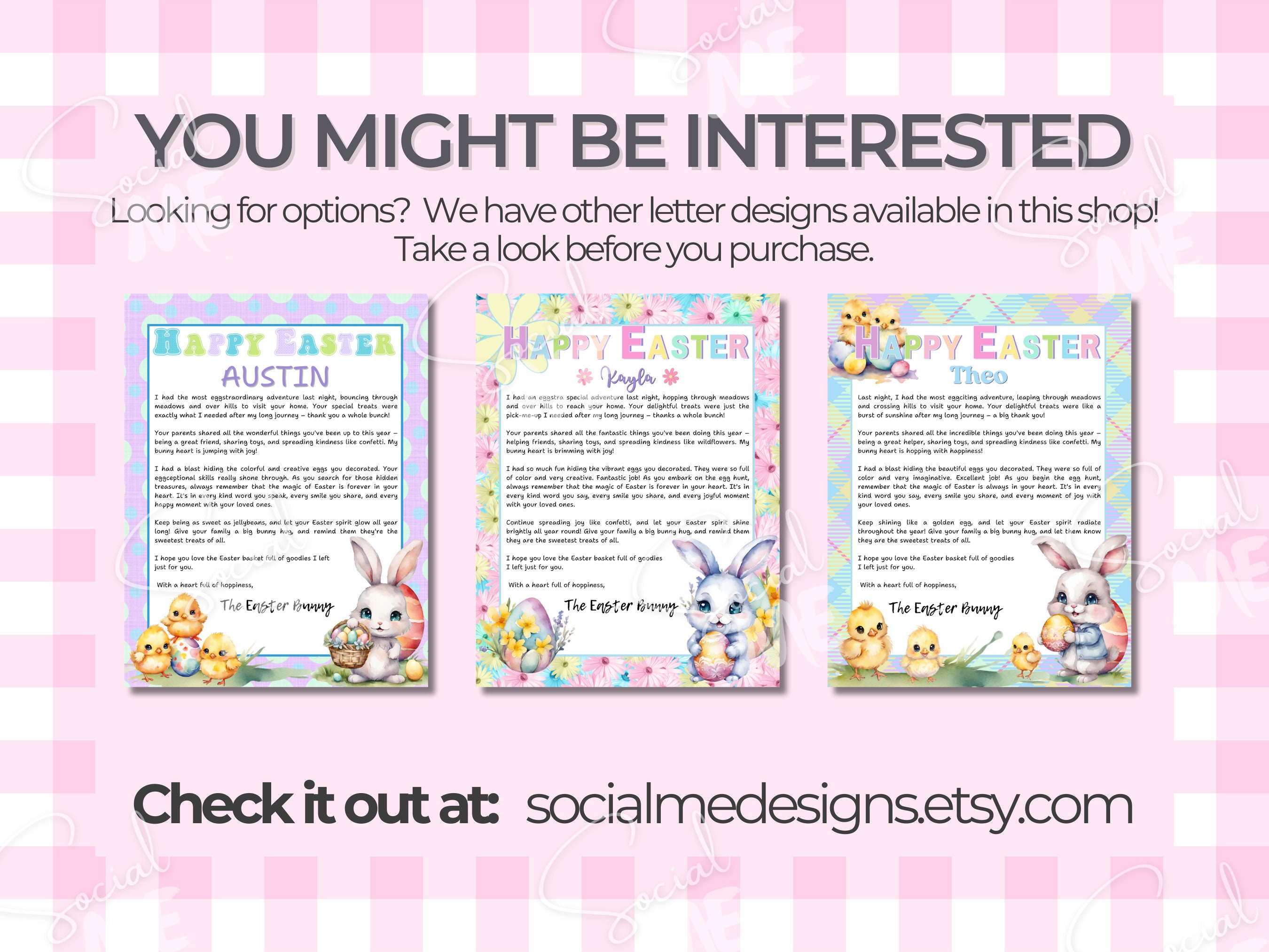 Customizable Letter From the Easter Bunny Editable Template ...