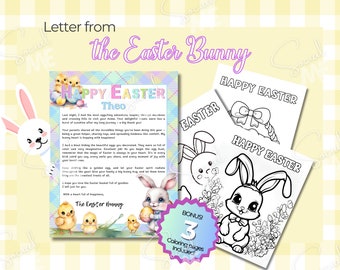 Customizable Letter From the Easter Bunny Editable Template ...