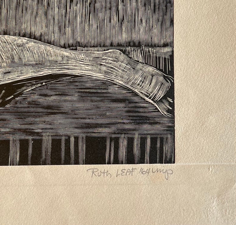 Mid-century, Ruth Leaf Print “ennui” - Etsy