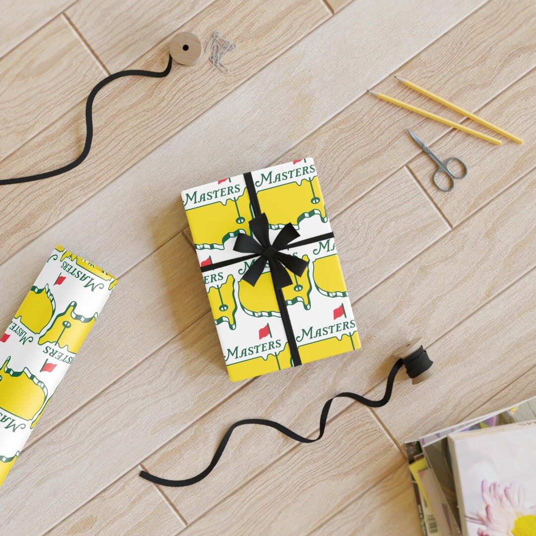 Masters Logo Gift Wrapping Paper Roll, 1pc - Etsy