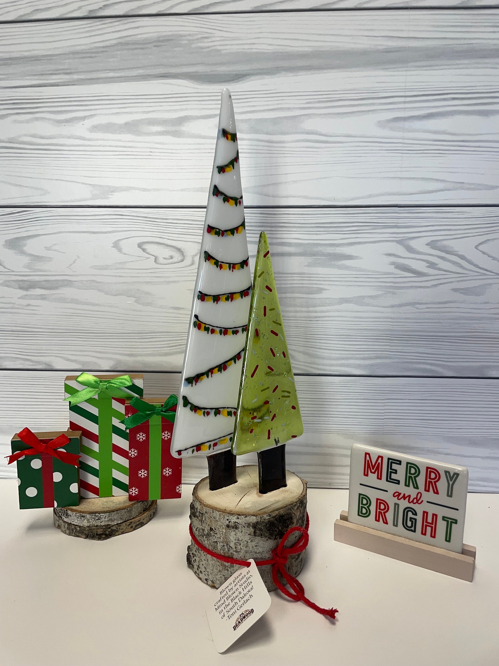 Tree, Fused Glass Tree, Farm House Decor, Cabin, Cottages, Mountain ...