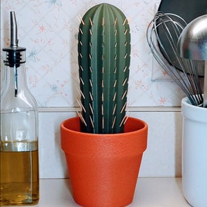 Cactus Toothpick Holder 3D Printed for Kitchen and Dining Room Decor ...