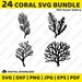 24 Coral SVG Bundle, Clipart, Image, Silhouette, Vector, Svg, Dxf, Png ...