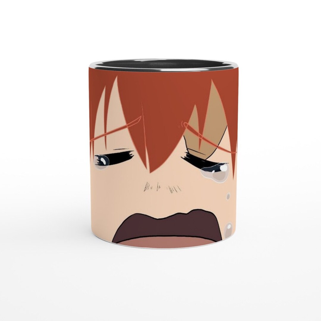 White 11oz Crying Stark Ceramic Mug With Color Inside - Etsy