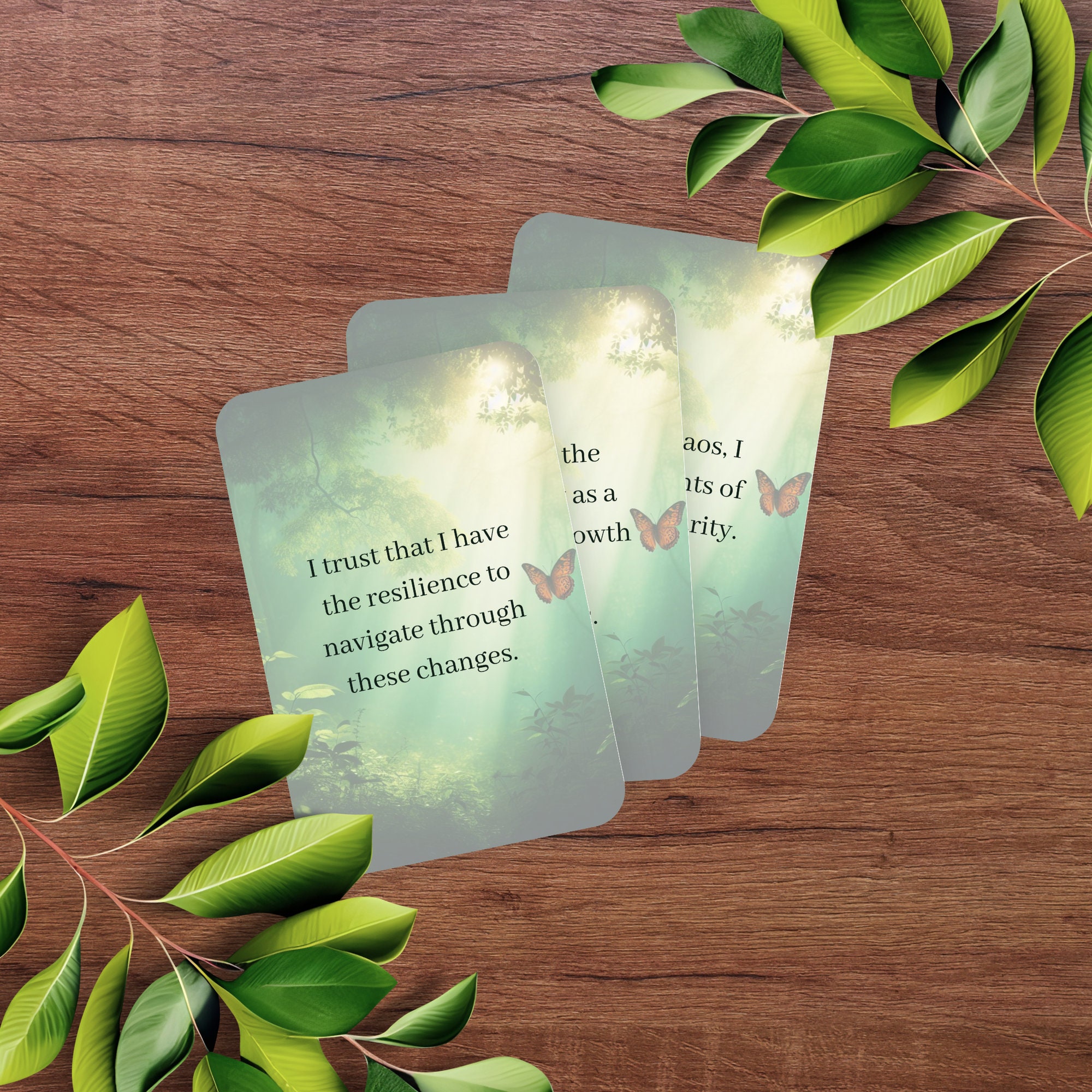 Grief Affirmation Cards for a Loss of Stability in Life: Grief Gift ...