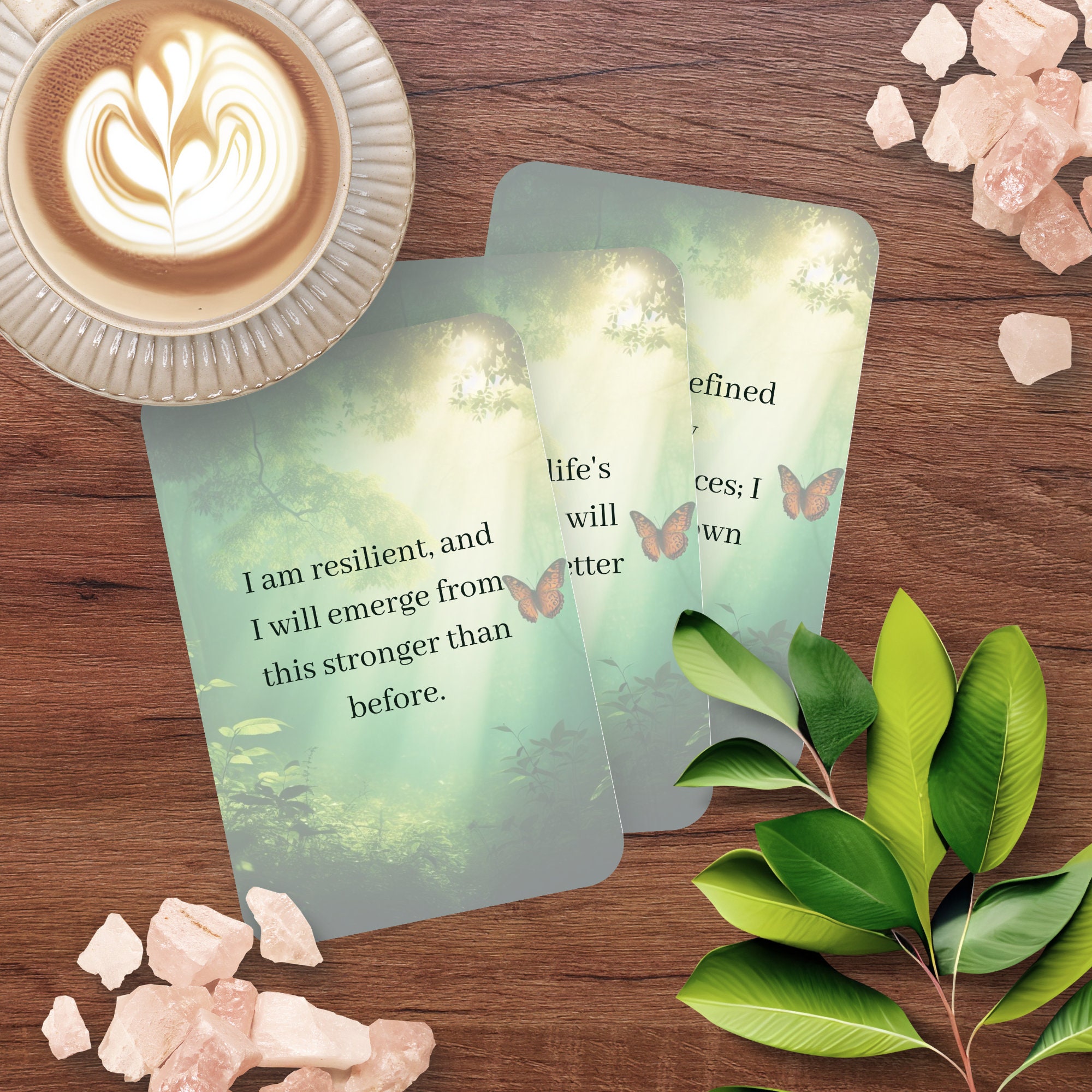 Grief Affirmation Cards for a Loss of Stability in Life: Grief Gift ...