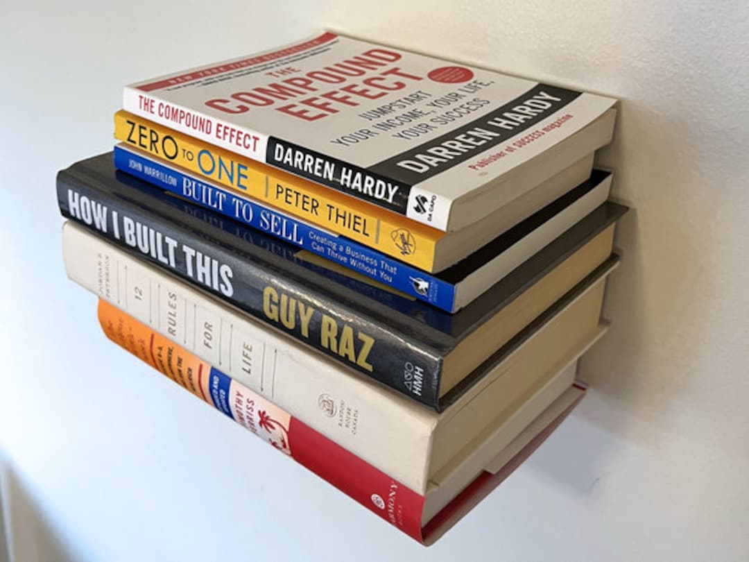 Stackable Invisible Floating Book Shelf - Etsy