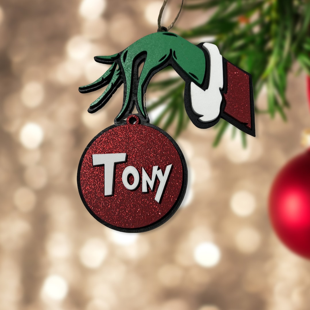 Grinch Ornament SVG Digital File SVG Glowforge Ready - Etsy