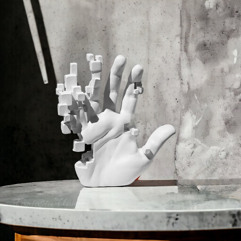 Hand Statue Modern Statues Modern Art Abstract Sculpture - Etsy