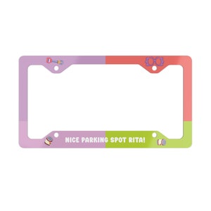 Bluey Grannies Metal License Plate Frame - Etsy