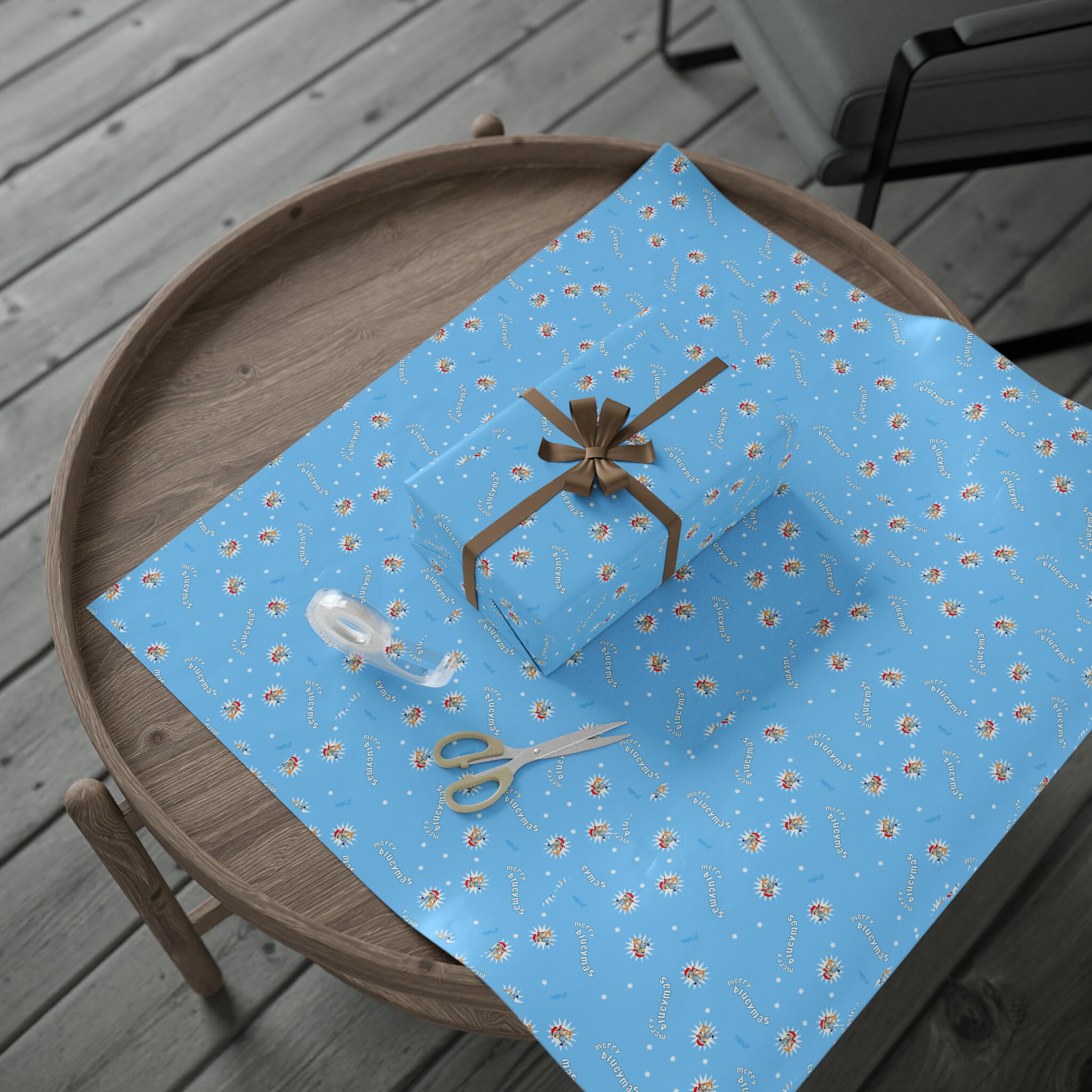 Bluey Wrapping Paper - Etsy