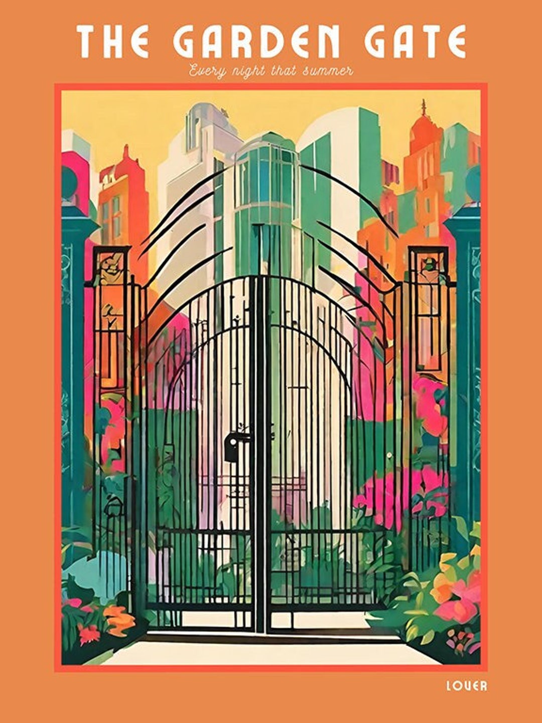 The Garden Gate, Taylor Swift Lyric Poster Art - Etsy