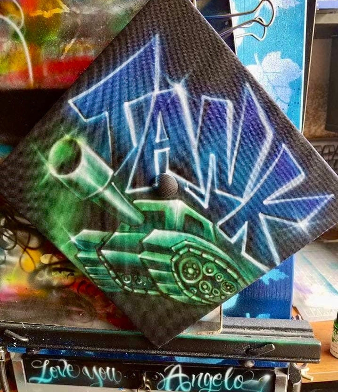 Custom Painted Graduation Caps - Etsy