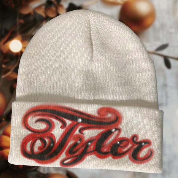 Graffiti Beanie - Etsy