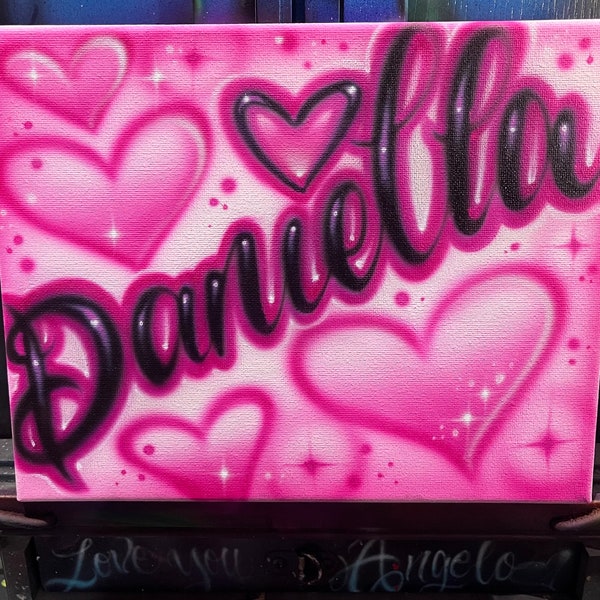 Airbrush Name - Etsy