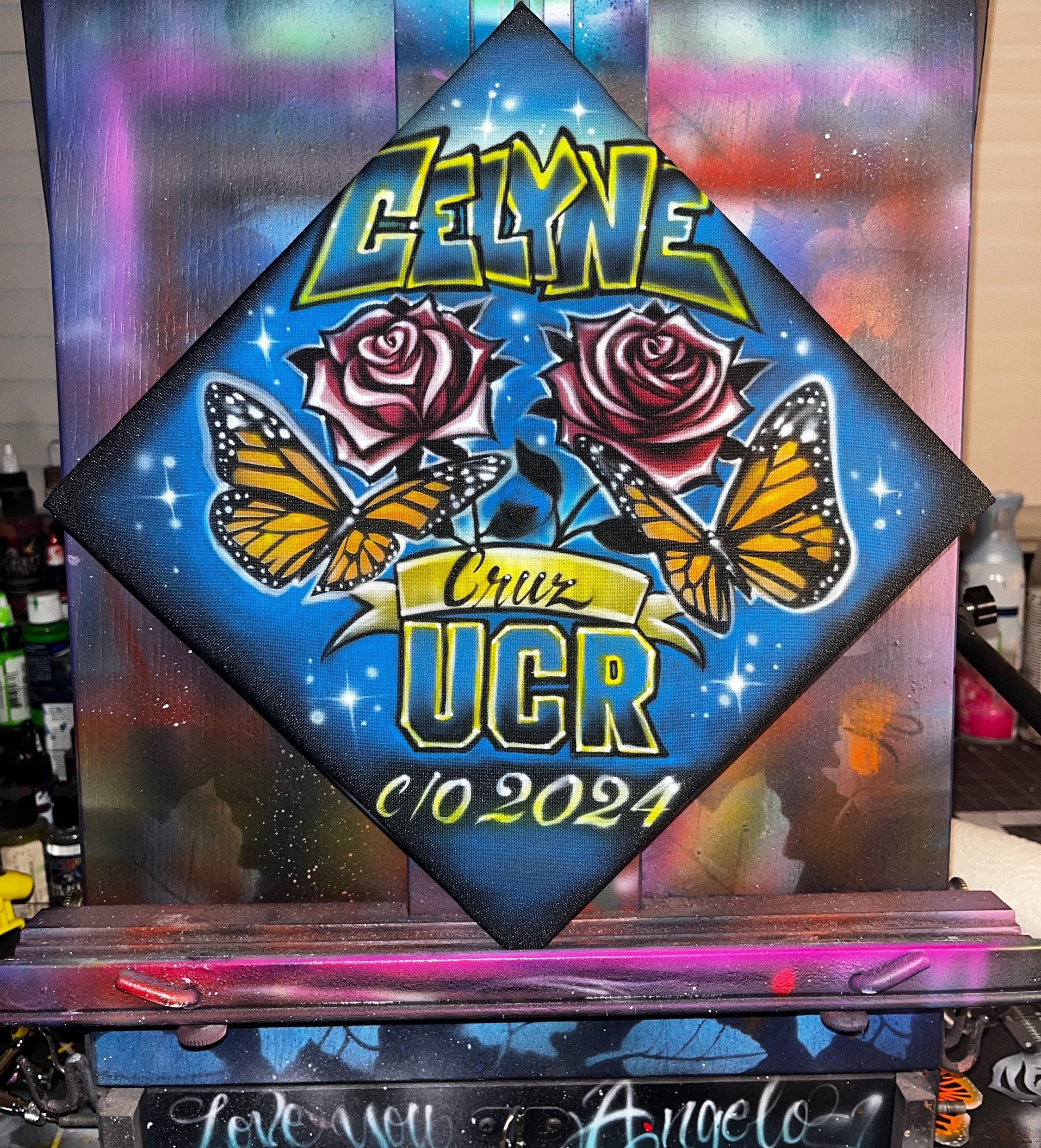 Custom Painted Graduation Caps - Etsy