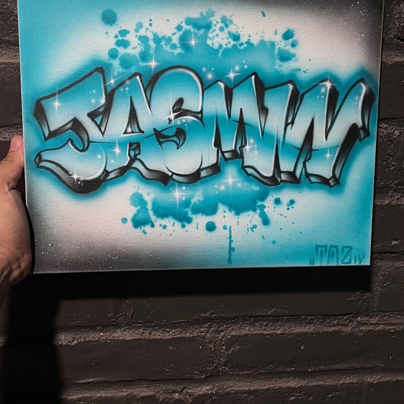 Graffiti on Canvas - Etsy