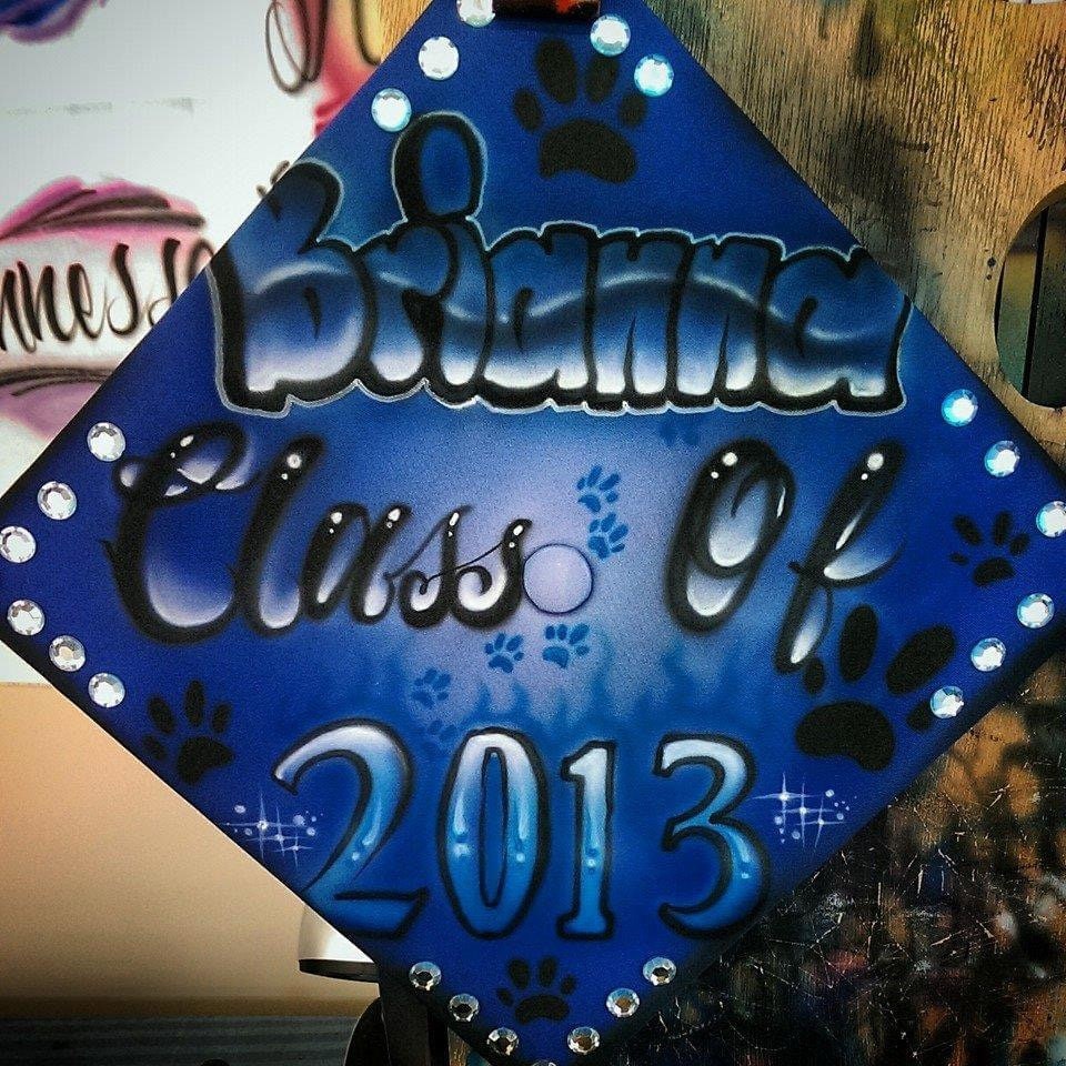 Custom Painted Graduation Caps - Etsy