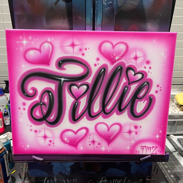 Airbrush Name - Etsy