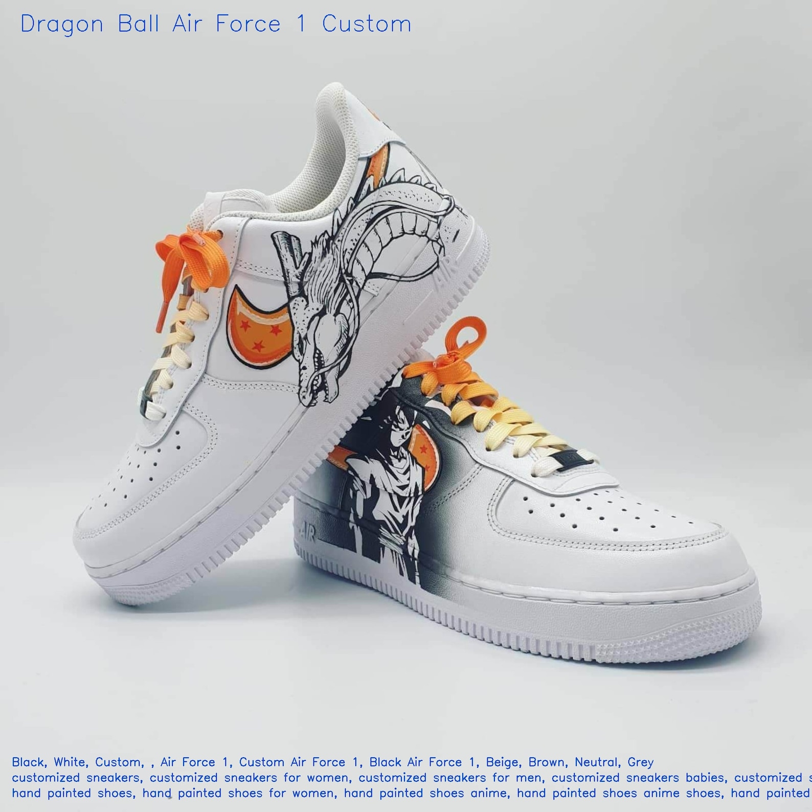 Dragon Ball Air Force 1 Custombuy Now Luxetsy King 450 Etsy