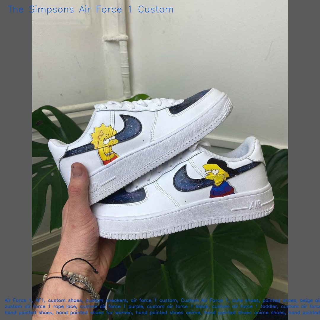 The Simpsons Air Force 1 Custombuy Now: Luxetsy.com/king-419 - Etsy