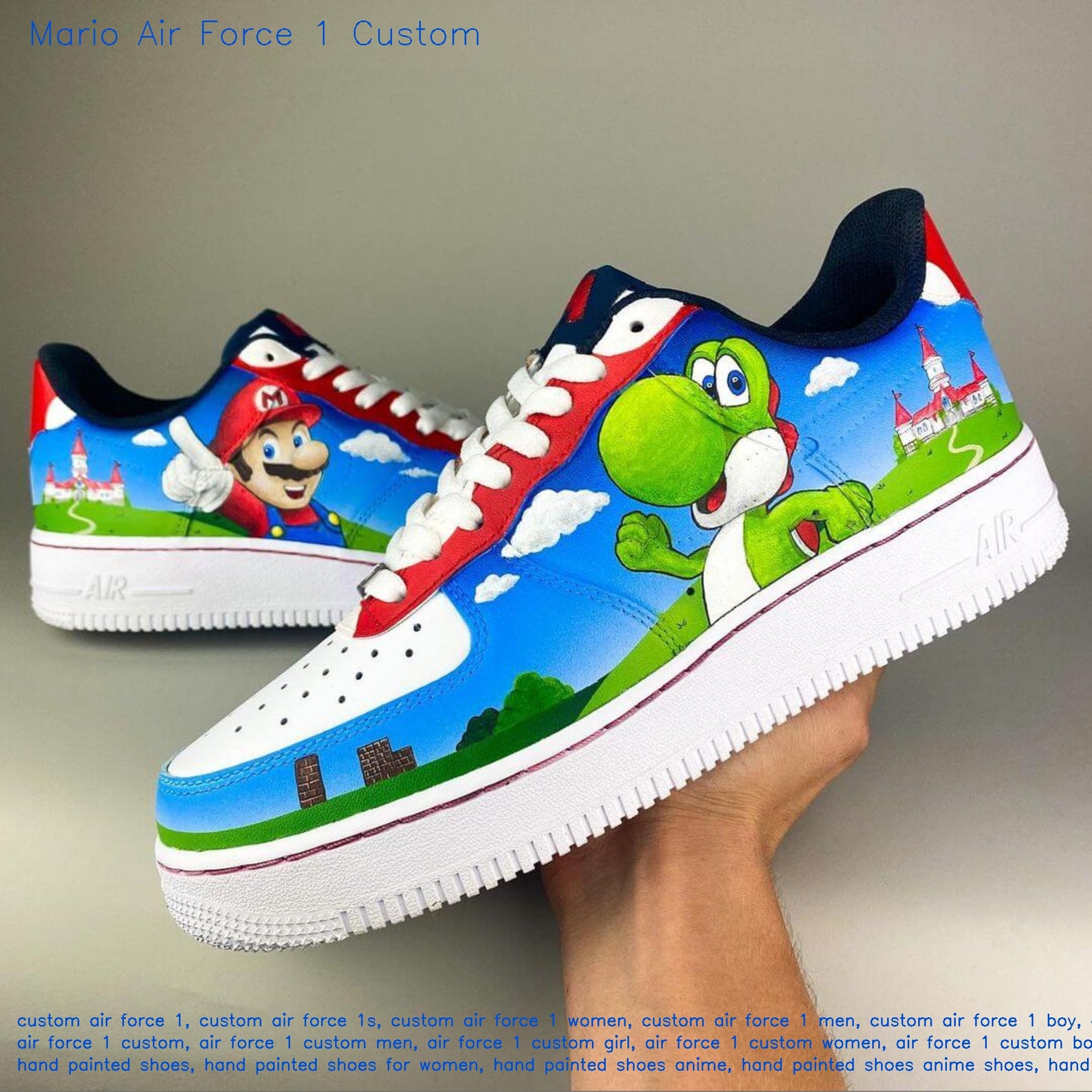 Mario Air Force 1 Custombuy Now: Luxetsy.com/king-458 - Etsy