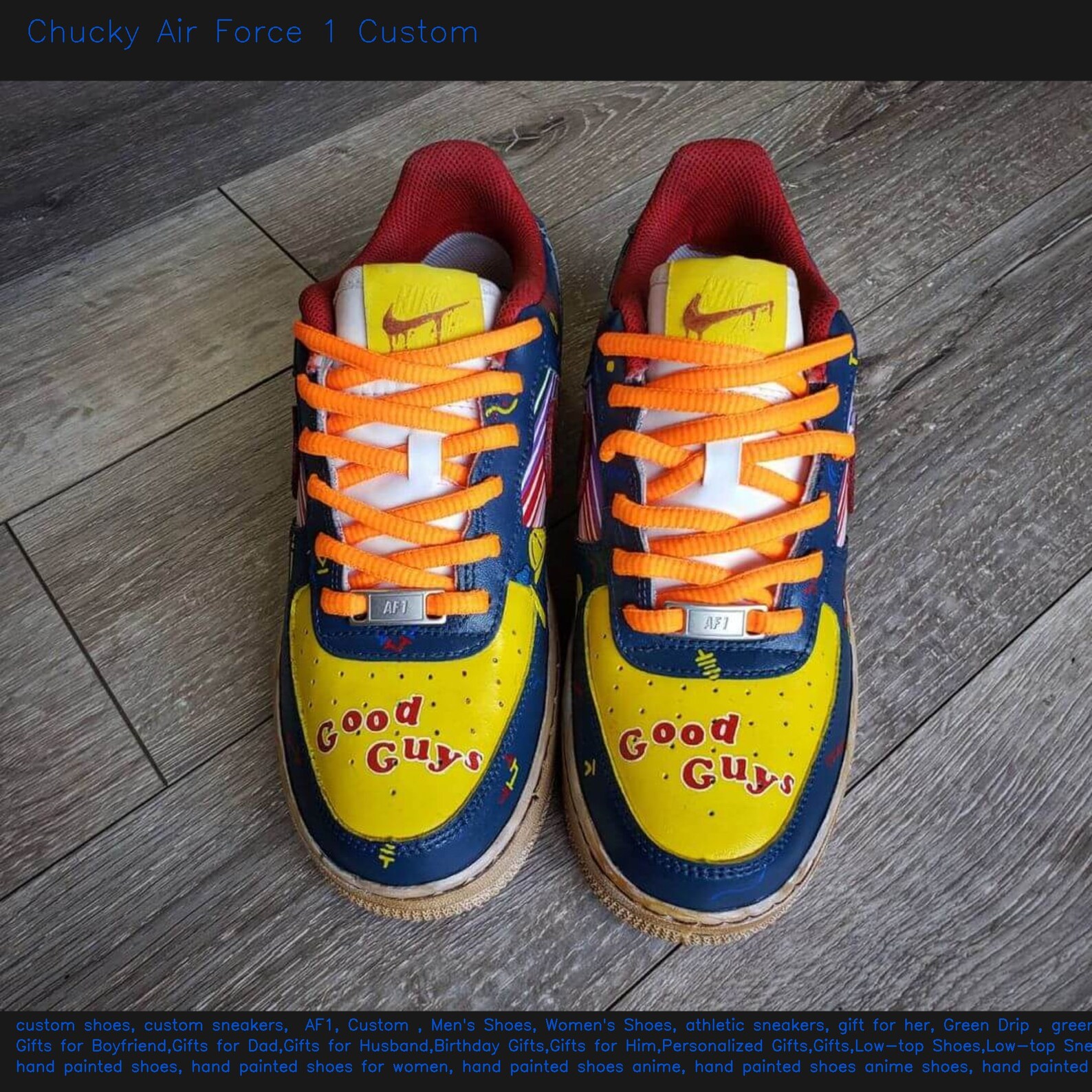 Chucky Air Force 1 Custombuy Now: Luxetsy.com/king-302 - Etsy