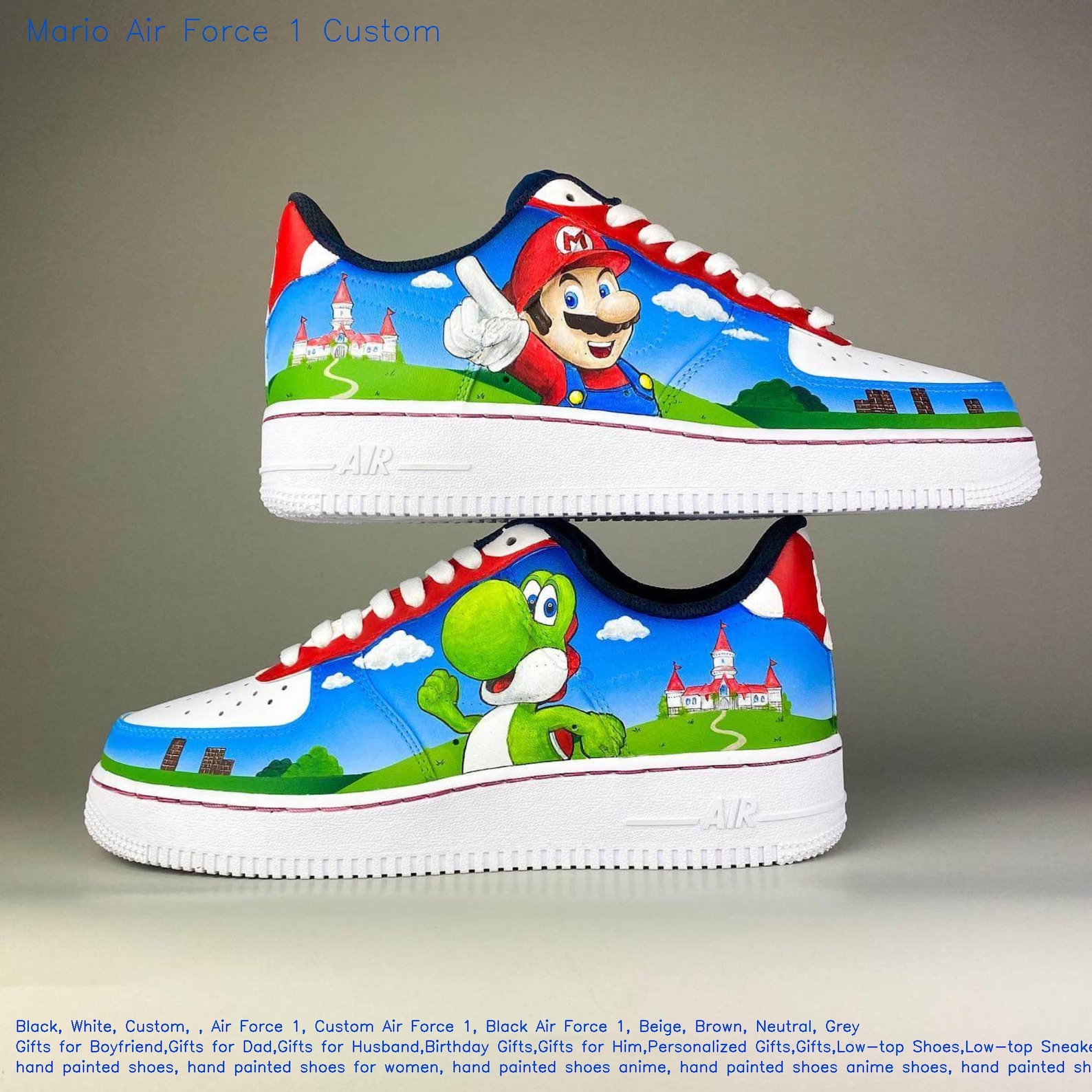 Mario Air Force 1 Custombuy Now: Luxetsy.com/king-458 - Etsy