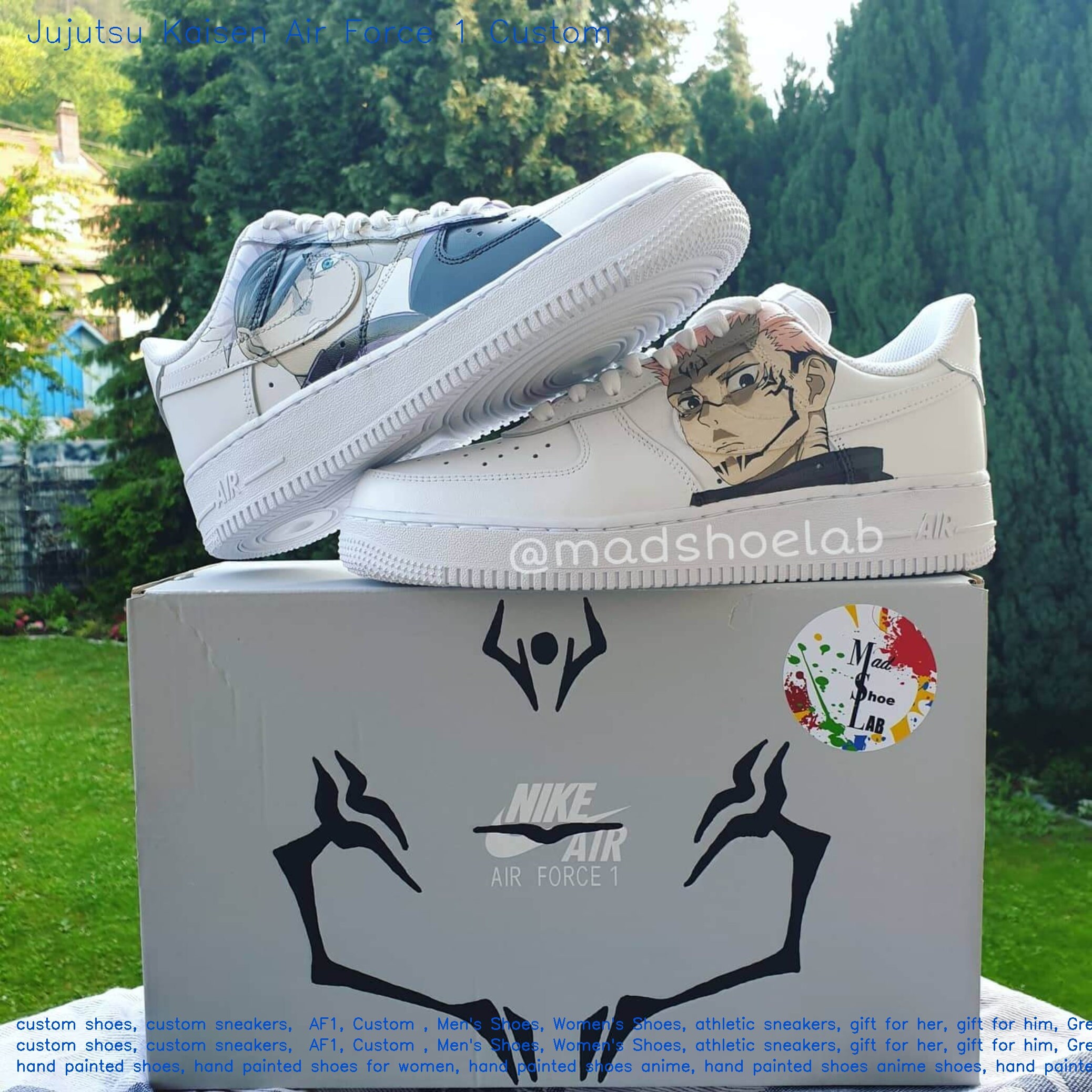 Jujutsu Kaisen Air Force 1 Custombuy Now: Luxetsy.com/king-409 - Etsy