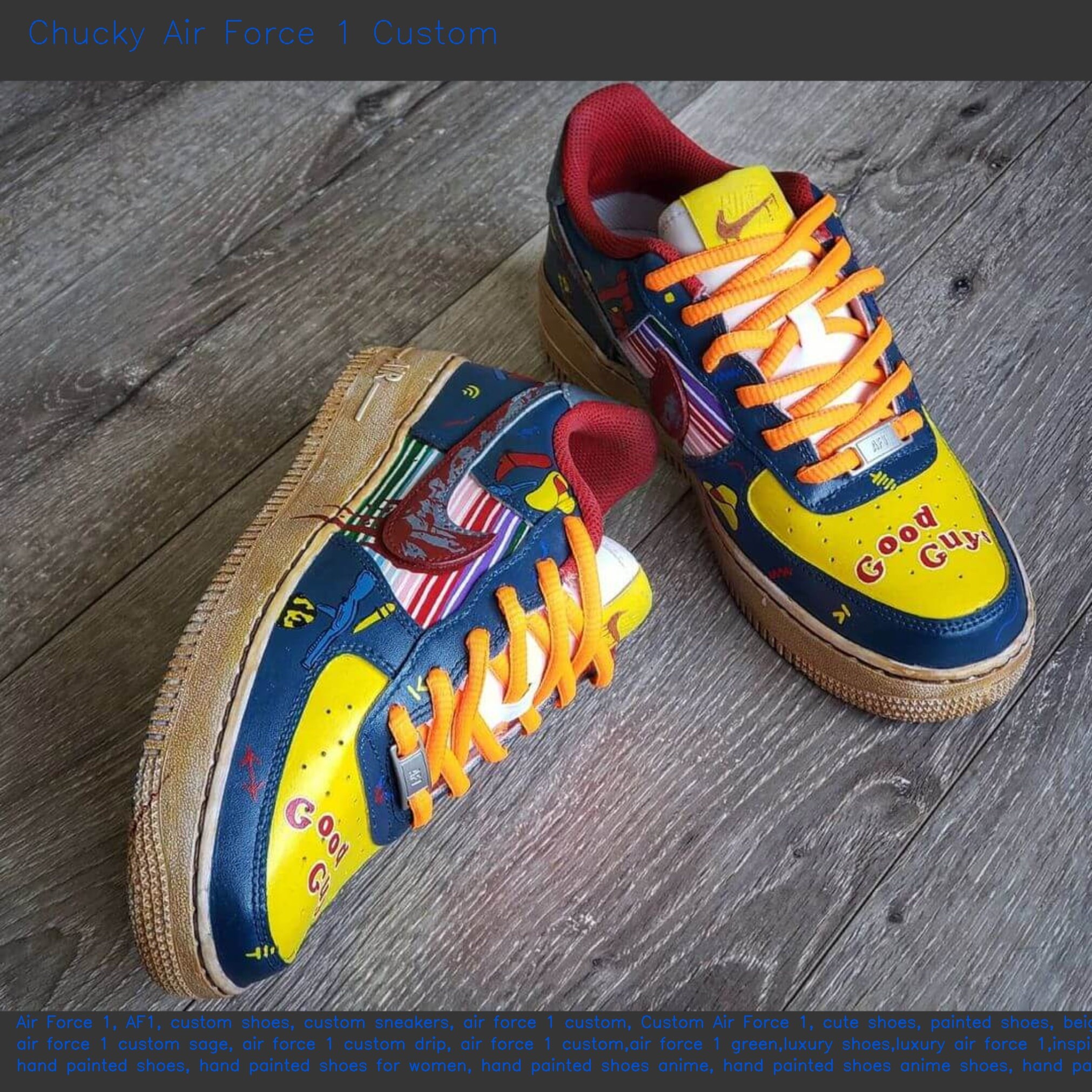 Chucky Air Force 1 Custombuy Now: Luxetsy.com/king-302 - Etsy