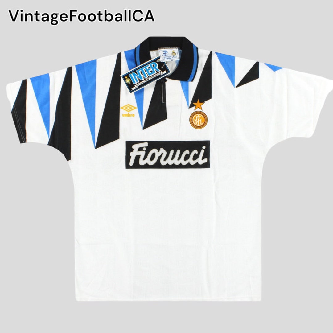 Inter Milan 92/93 Away Retro Jersey - Etsy