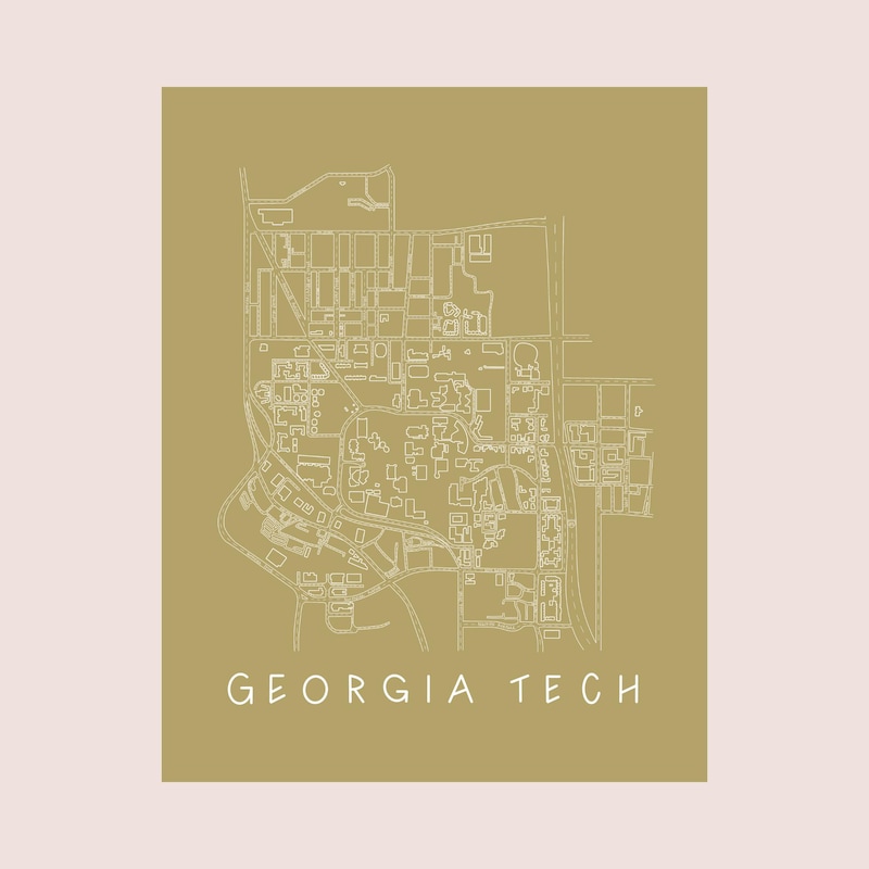 Georgia Tech Art - Etsy