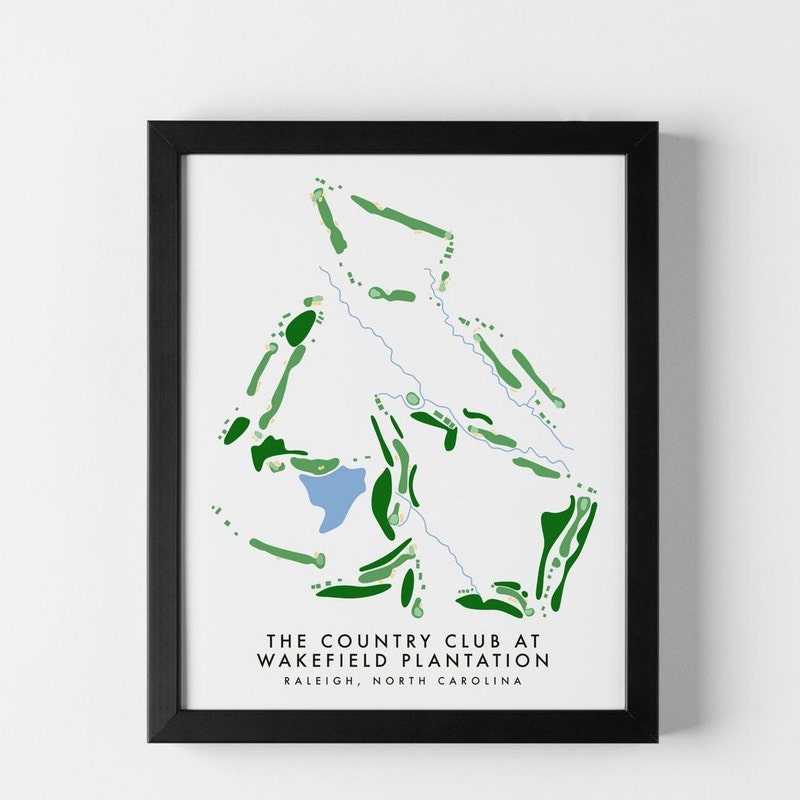 Country Club of North Carolina Art - Etsy