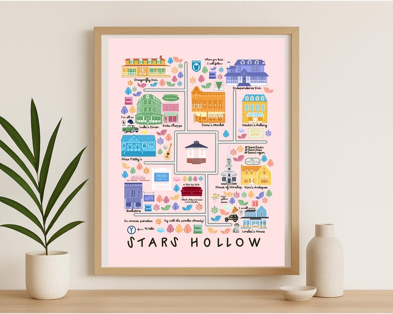 Stars Hollow Map