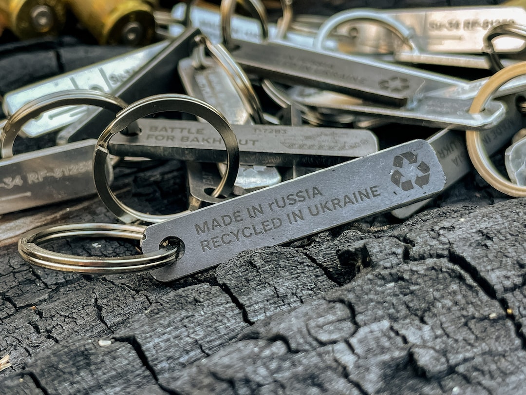 Authentic T-72 Tank Steel Keychain From Ukraine - Russian Tank Relic - Etsy