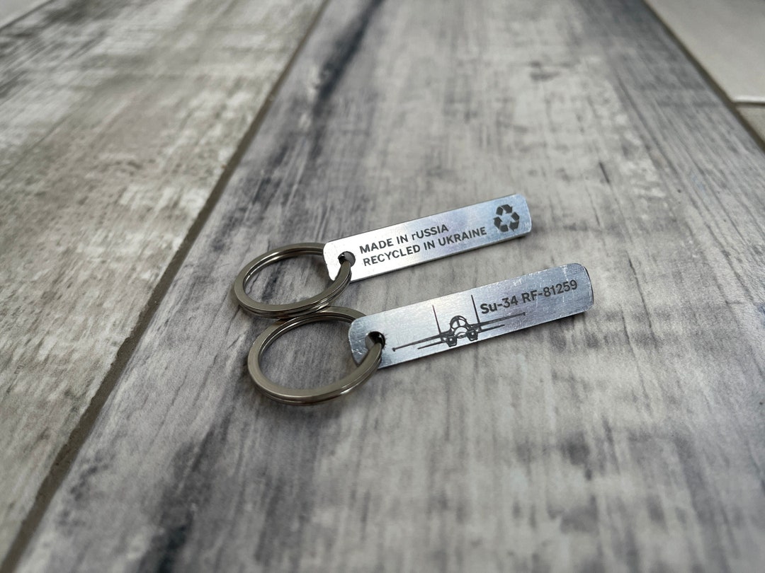 Preserve History With an SU-34 Aircraft Remnant Keychain - Symbolizing ...