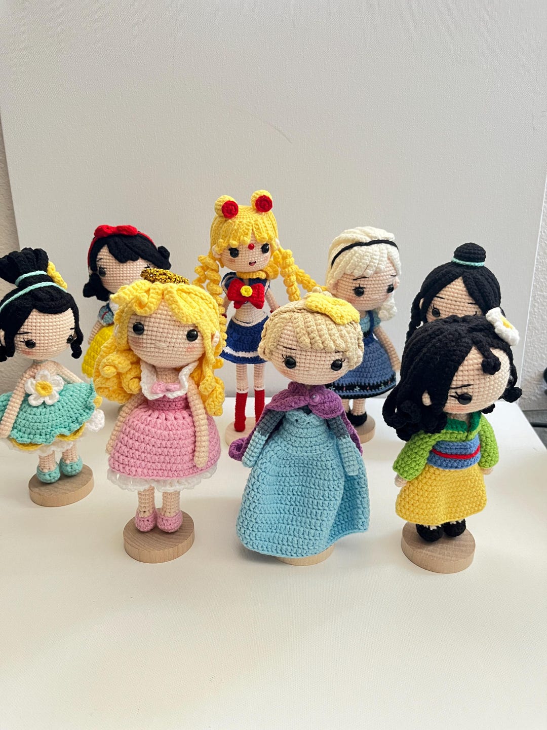 Crochet Princess Doll, Amigurumi Candy Doll, Sweet Doll, Anime Dol ...