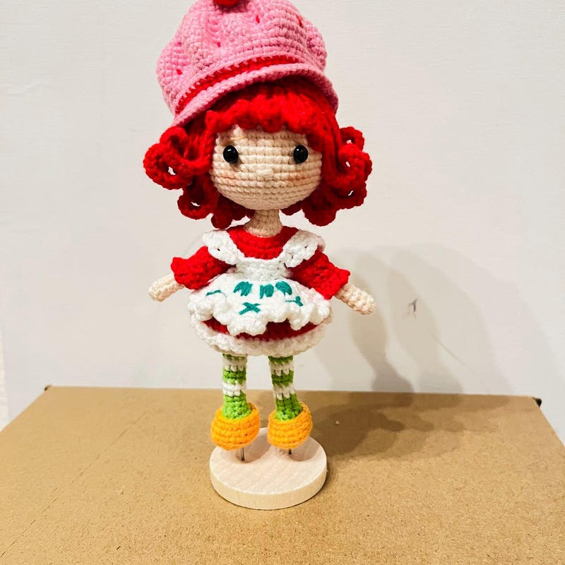 Strawberry Shortcake Crochet Doll - Etsy