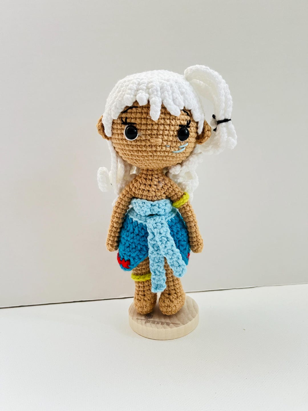 Handmade Crochet Princess Kida Doll: 6" Amigurumi Plush - Etsy
