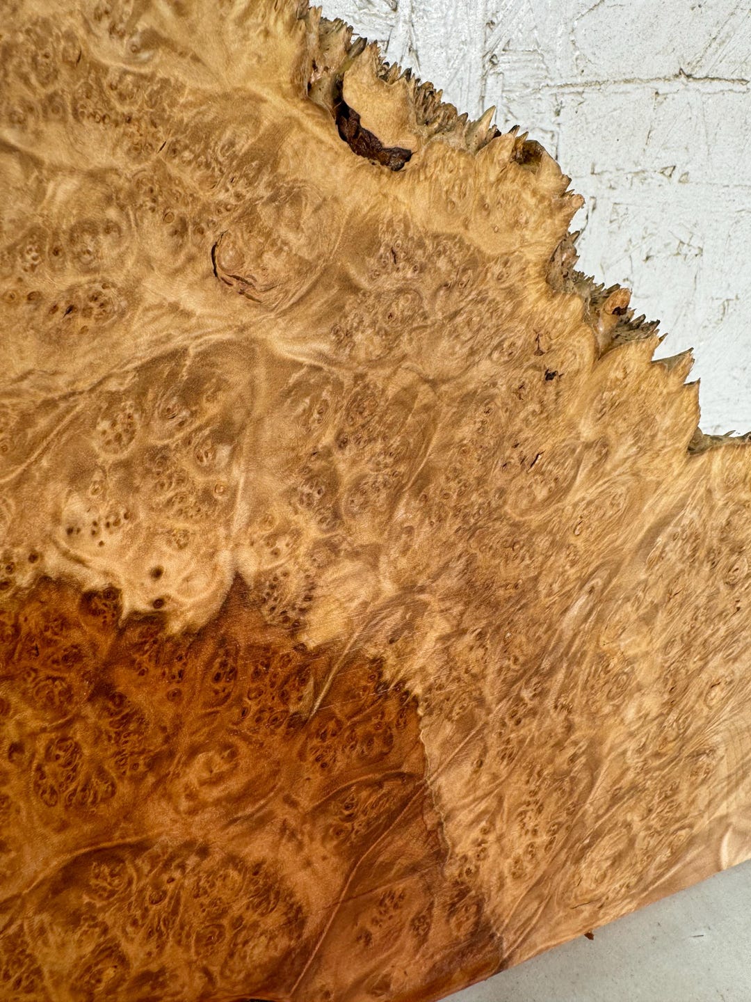 Maple Burl Slab With Live Edge 23 X 11-3/8 X 1-3/4 MB 218 - Etsy