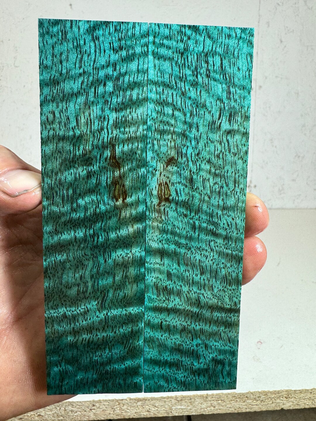 Stabilized Curly Mango Knife Scales | FREE SHIPPING | SCM 176 - Etsy