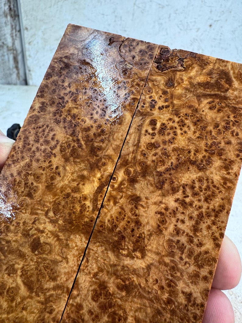 Stabilized Black Ash Burl Knife Scales | SBAB 1156 - Etsy
