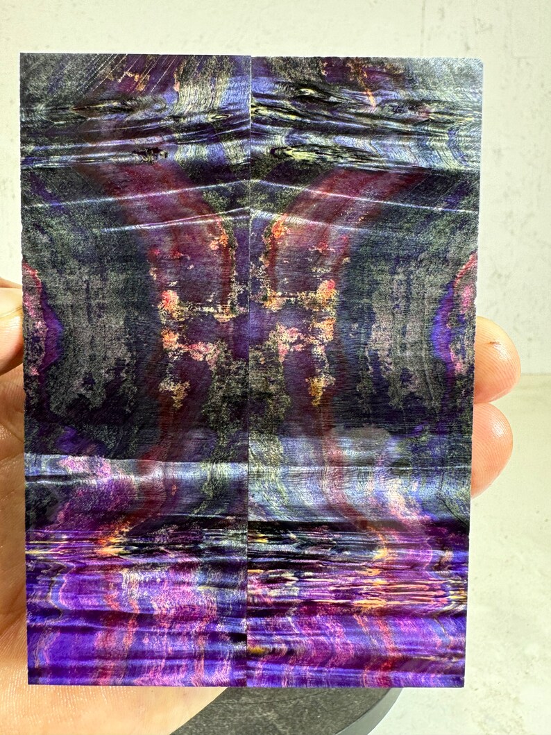 Stabilized Box Elder Burl Knife Scales FREE SHIPPING SBEB 346 - Etsy