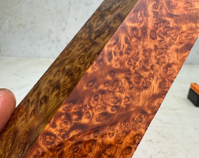 Stabilized Amboyna Burl Turning Blank | Duck or Call Blank | SAB 640 - Etsy